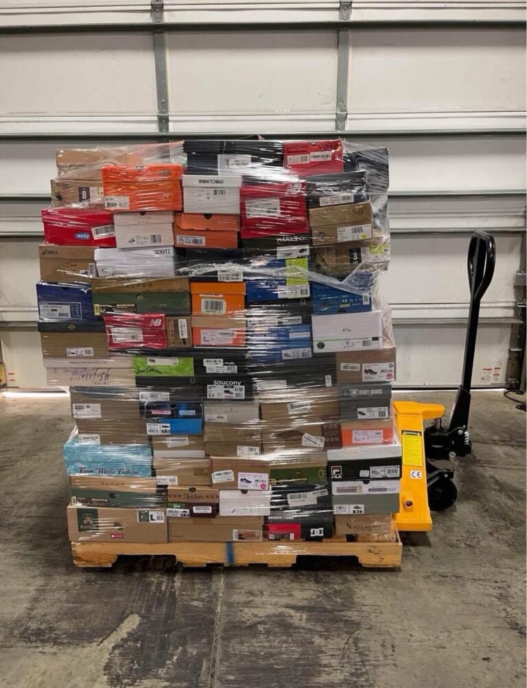 Mix sneakers shoes pallet: 350 pairs per pallet - pmpalletliquidators.com